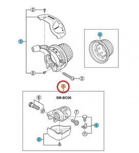 Bell Crank Unit Shimano SL-3S41E SM-BC06
