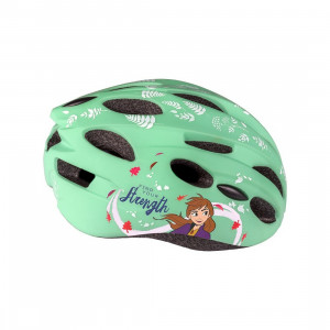 Casca copii Seven In Mold Bike Helmet Frozen 2 verde