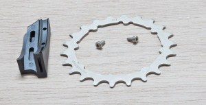 Placa Truvativ HammerSchmidt Chain Ring / Guide 22T Kit