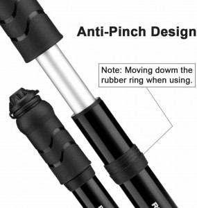 Pompă de Mână RockBros 100 PSI Presta & Schrader Valves for Mountain ...
