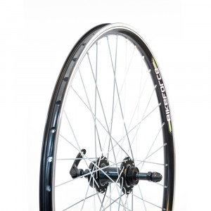 Roata spate 26x1.75, janta dubla Alu 36H, butuc aluminiu cu filet ...