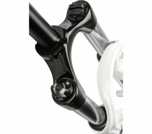 Furca telescopica RST 26" Dirt RA 100mm, Alba