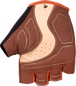 Manusi cu degete scurte Pedal Palms Palmer, gri/maro