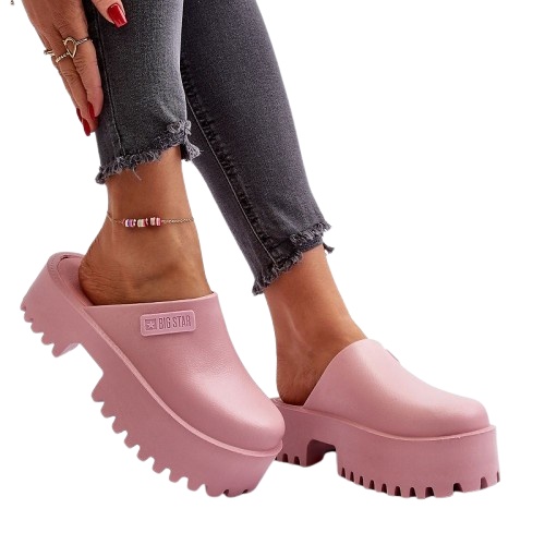 Slapi cu platforma BIG Roz