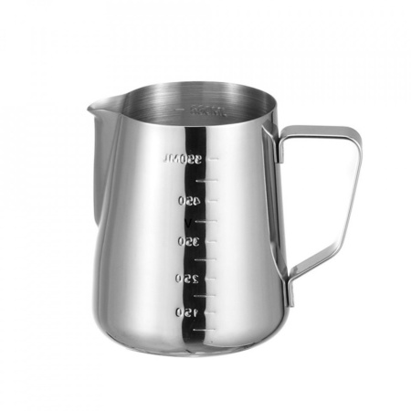 Cana din inox cu gradatie, latiera pentru spumare cu maner, cana de ...