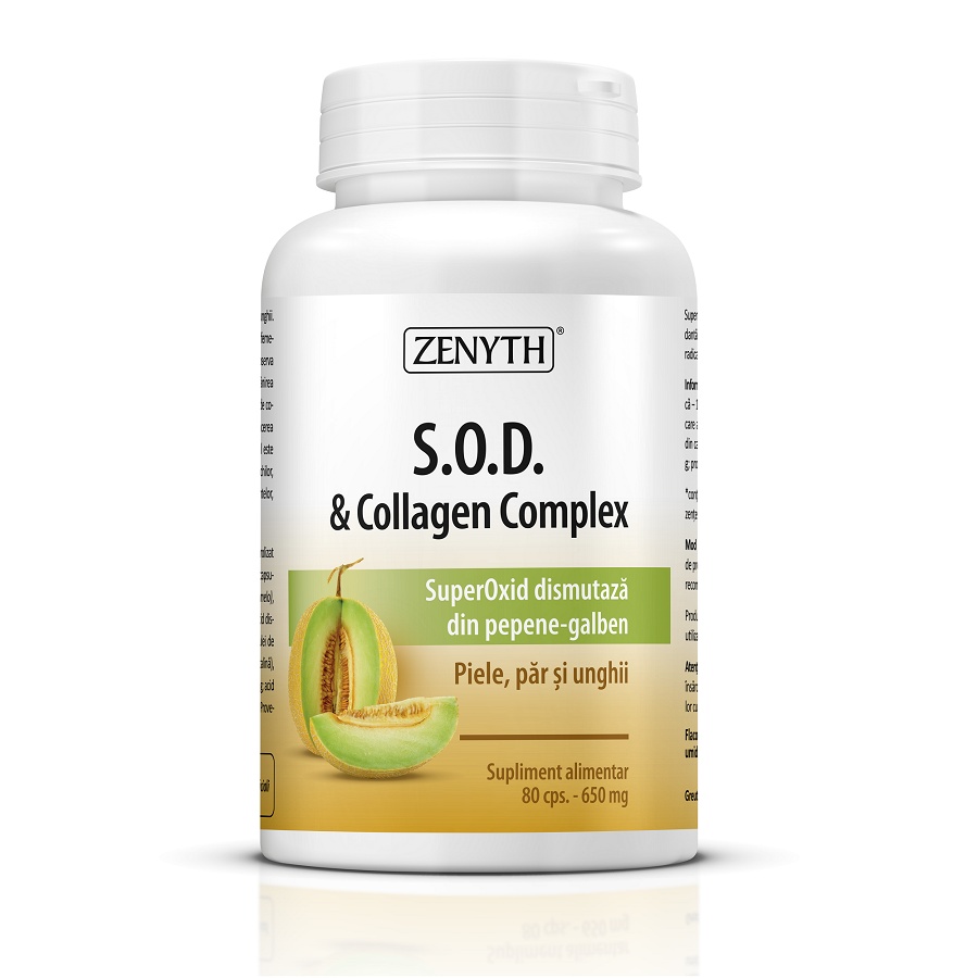 S.O.D. and Collagen Complex, 80 capsule, Zenyth