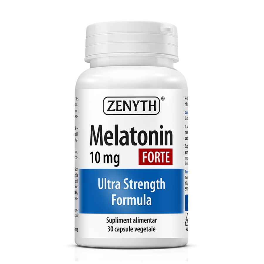 Melatonin Forte 10 mg – 30 capsule vegetale – Zenyth