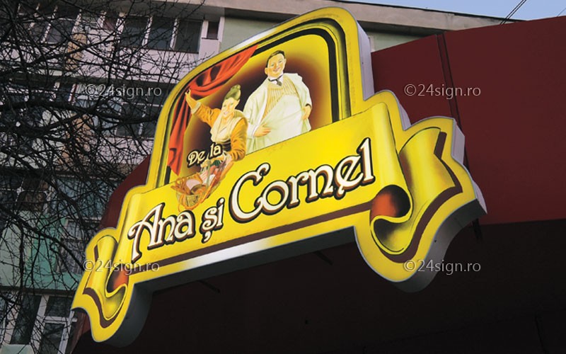 Reclame Aluminiu - LED