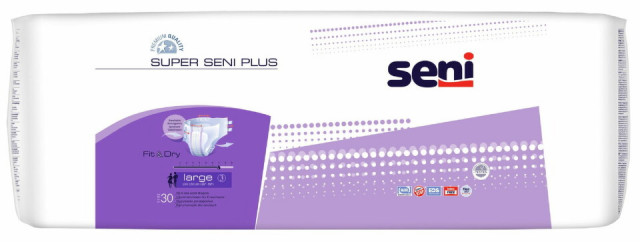 Seni Super Plus LARGE 3 pelene 30 komada