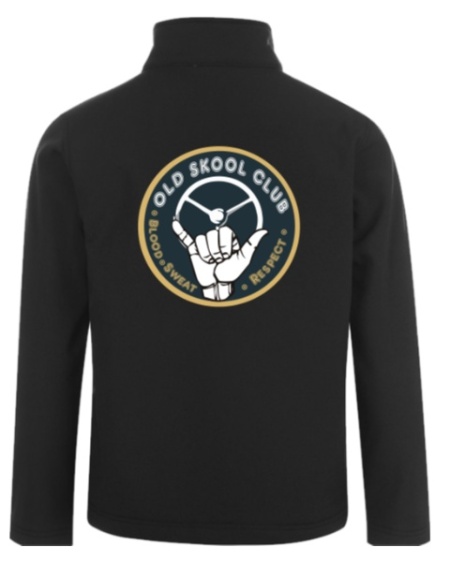 Casaco Softshell bordado "OLD SKOOL CLUB"