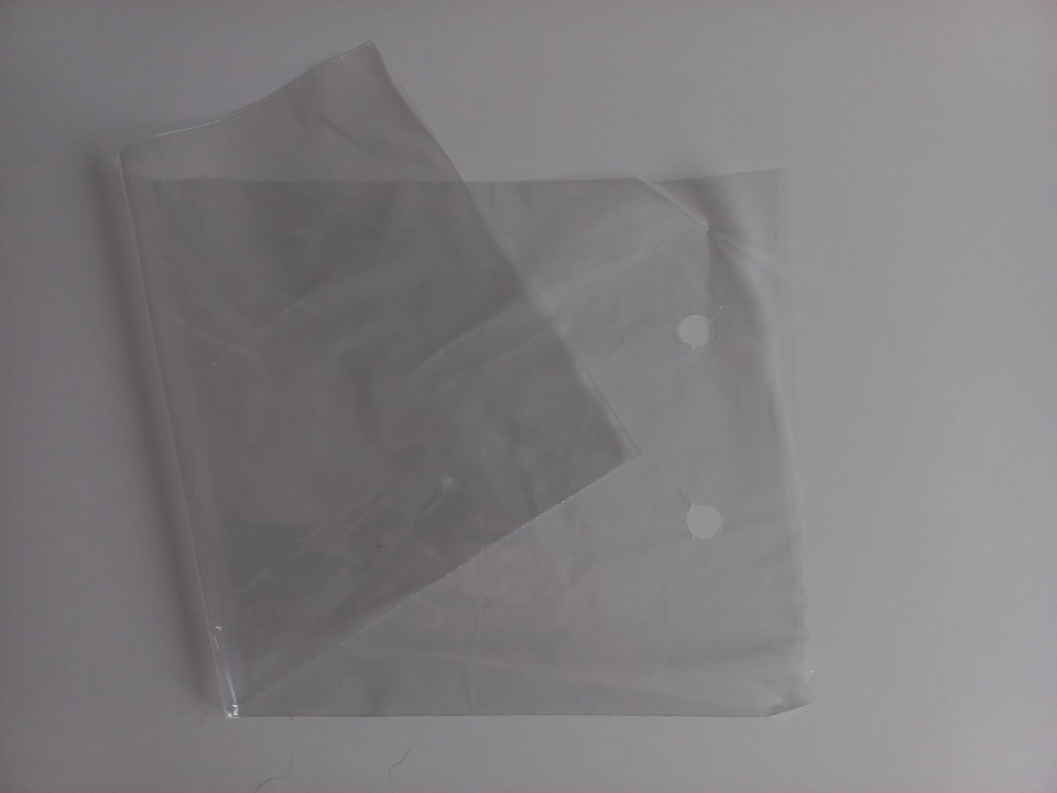 Pungi CAST 250*350 mm cu pliu la baza, gaura de aerisire si gauri ...