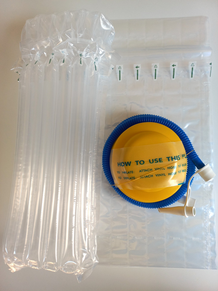 Pompă de Picior pentru Umflat Pungi Protecție Sticle - Simplu și Rapid ...