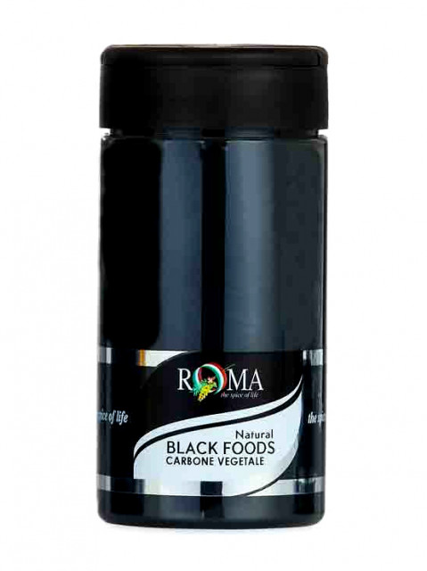 Nero. Colorante Naturale. Carbone Vegetale Attivo. Natural Black. 75 gr.