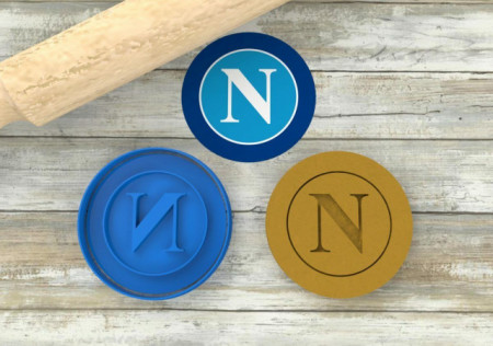 SS. Napoli. Stampo biscotti Calcio