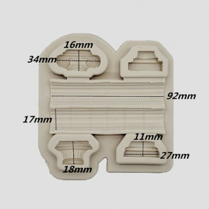 Colonne e Capitelli. Barocco. Stampo in silicone. Retro Roman Pillars ...