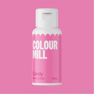 Rosa Candy Colour Mill. Colorante alimentare a base olio di 20 ml