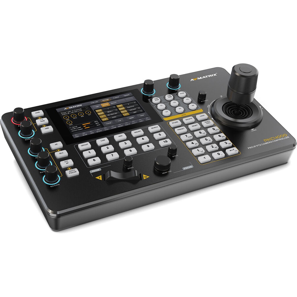 Sistem controller camere PTZ AVMATRIX PKC4000 IP & Serial | vivomag.ro