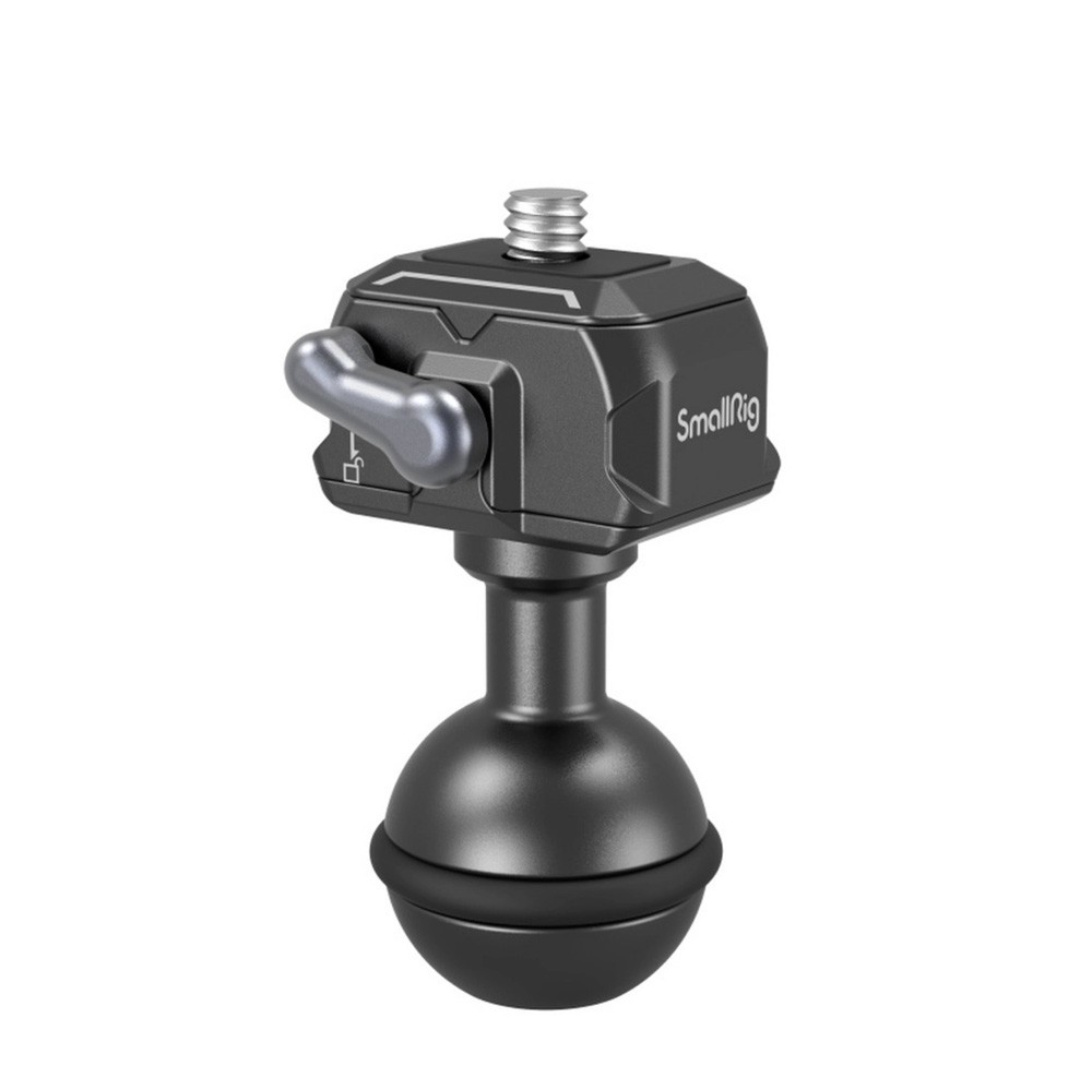 Capăt sferic SmallRig 3600 Drop-in HawkLock Mini cu eliberare rapidă 1/4”