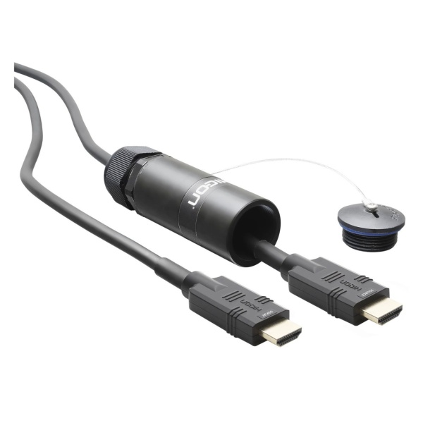 Cablu HDMI 2.0a 50m, 4K@60Hz, tehnologie AOC, armat, SOMMER Cable