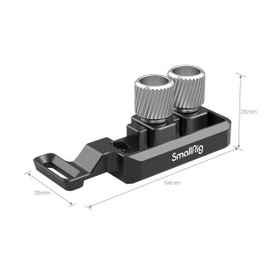 SmallRig 2981, Clema pentru cabluri HDMI si USB-C pentru cage EOS R5 si R6