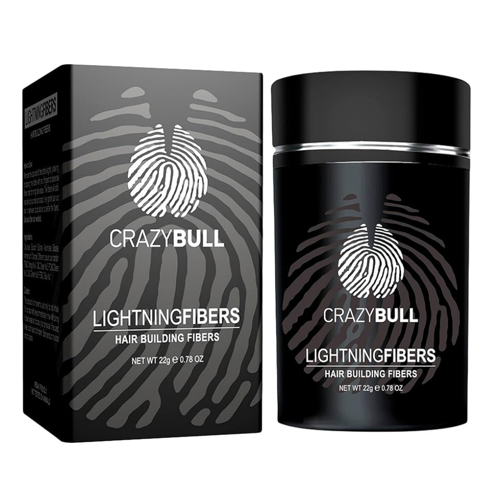 Fibre Crazy Bull Hair Building Fibers - Black 22g