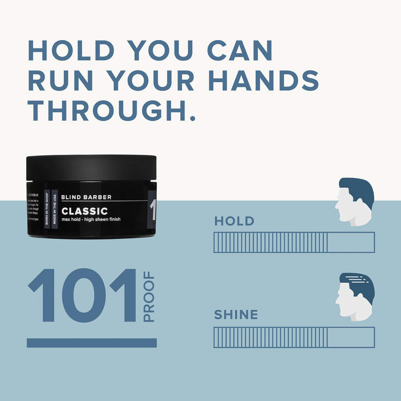 Pomadă de păr Blind Barber 101 Proof Classic Pomade 75ml