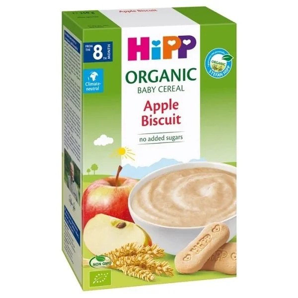 Cereale mar cu biscuit Organic, 250g, Hipp