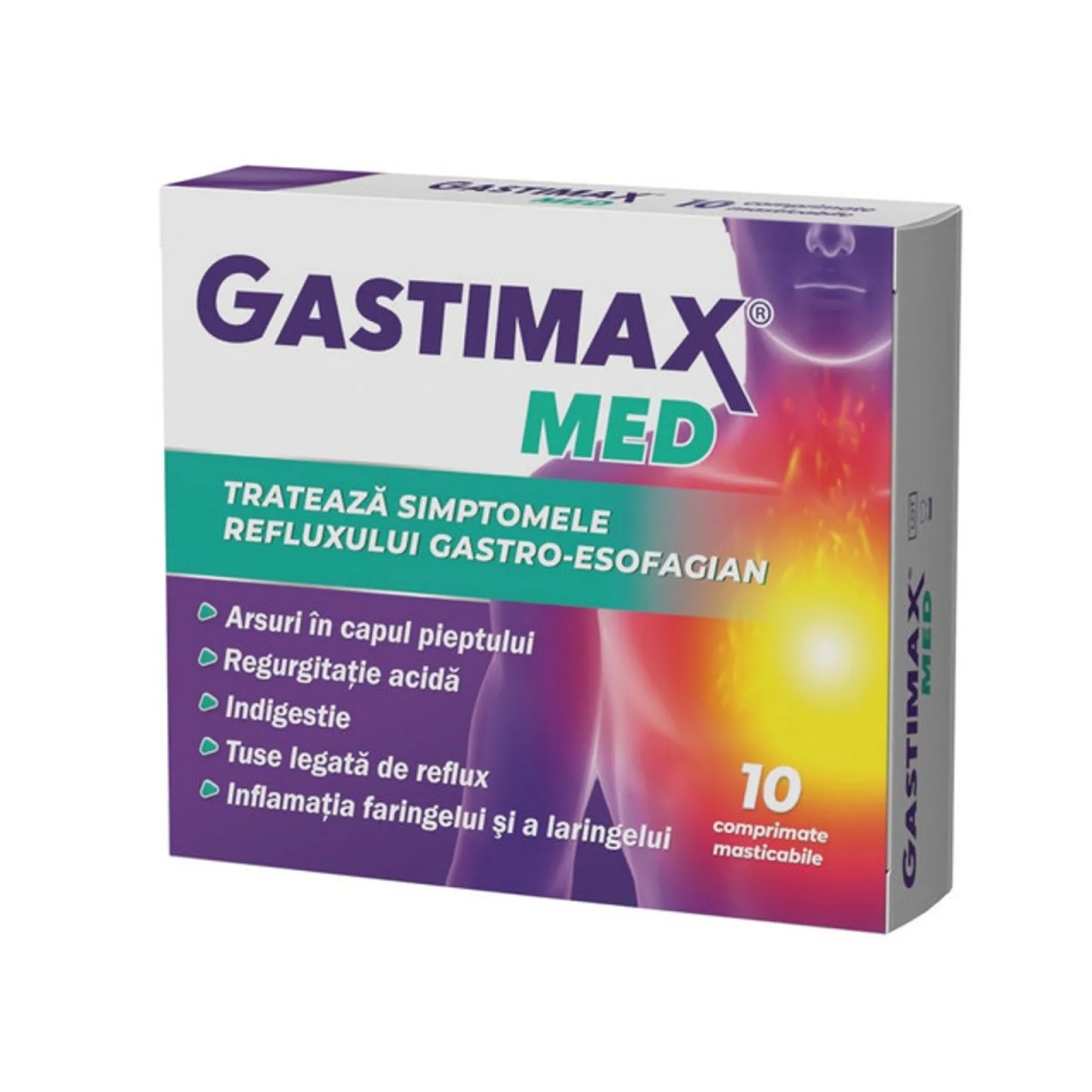 Gastimax Med, 10 comprimate masticabile, Fiterman