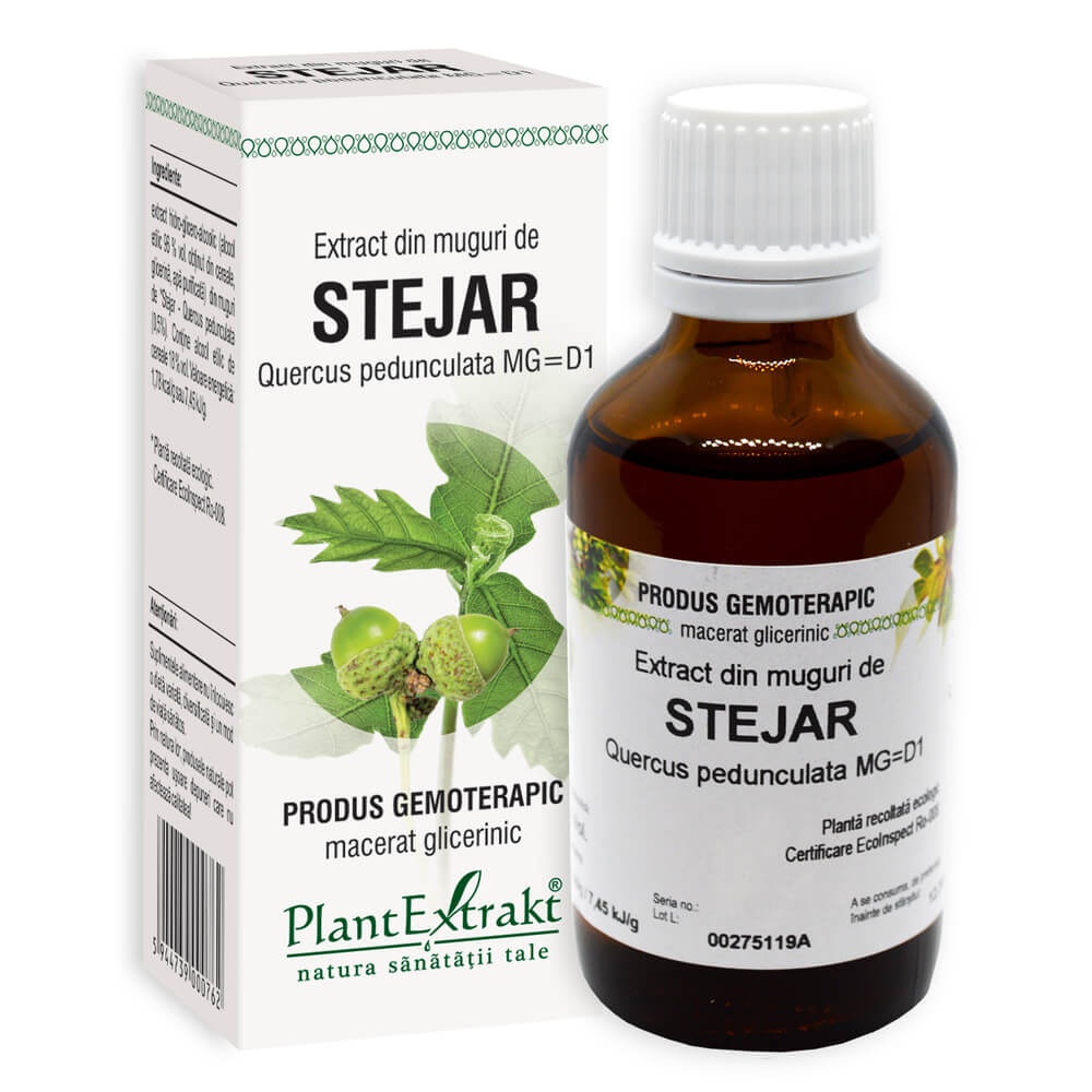 Extract din muguri de stejar, 50ml, PlantExtrakt