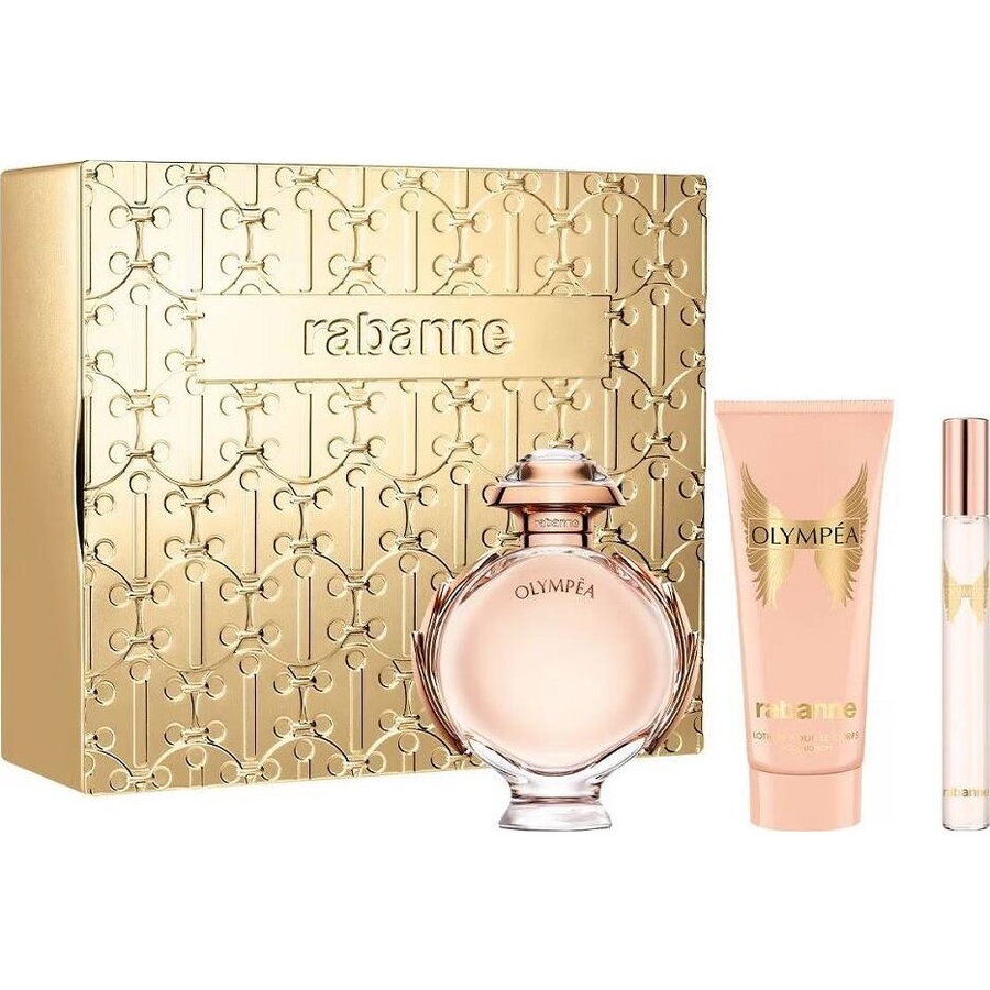 Set Olympea Apa de parfum 80 ml + 6 ml + lotiune de corp 100 ml, Paco ...