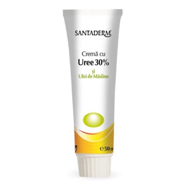 Crema cu uree 30% si ulei de masline Santaderm, 50ml, Vitalia