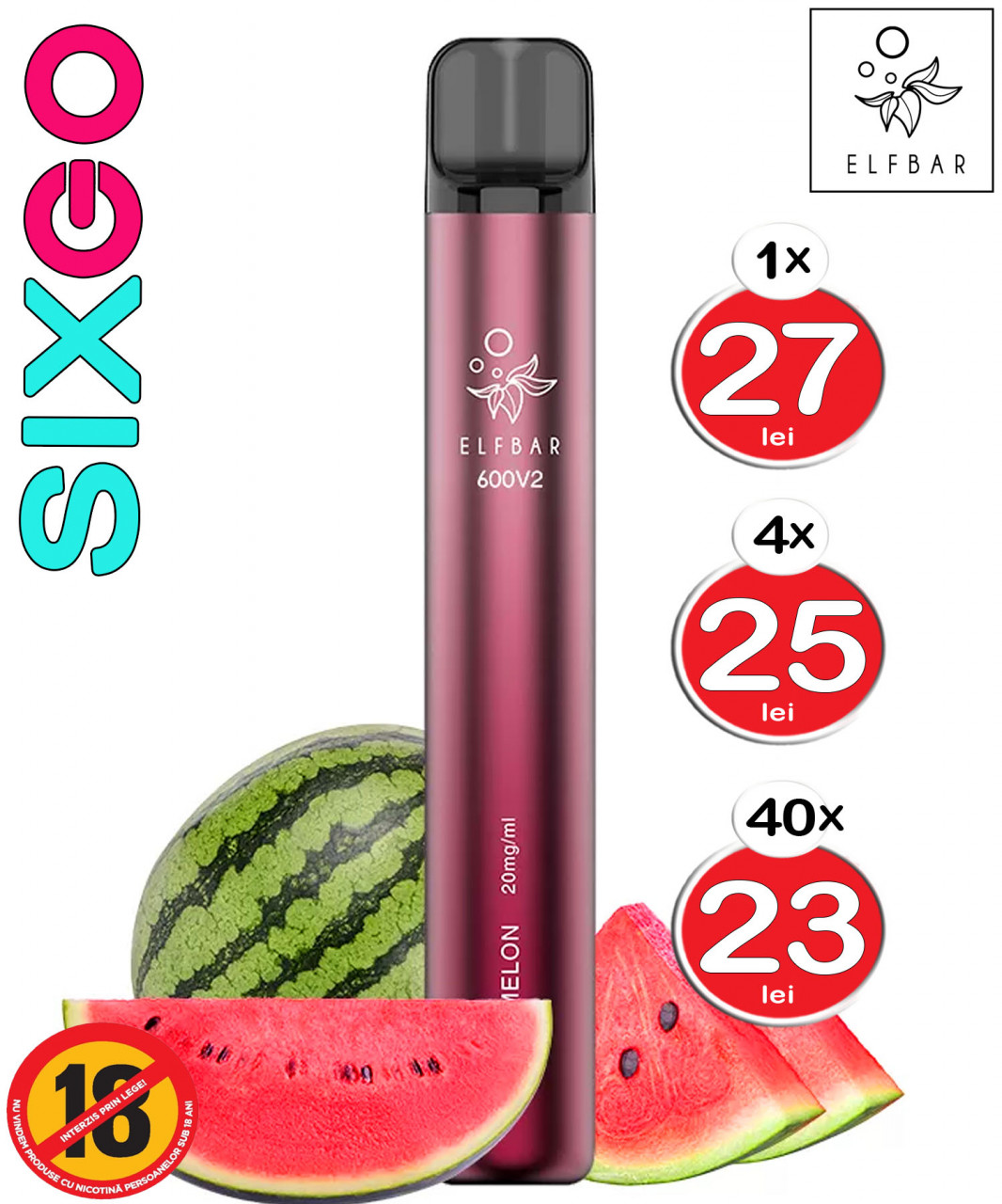 Elf Bar V2 Watermelon