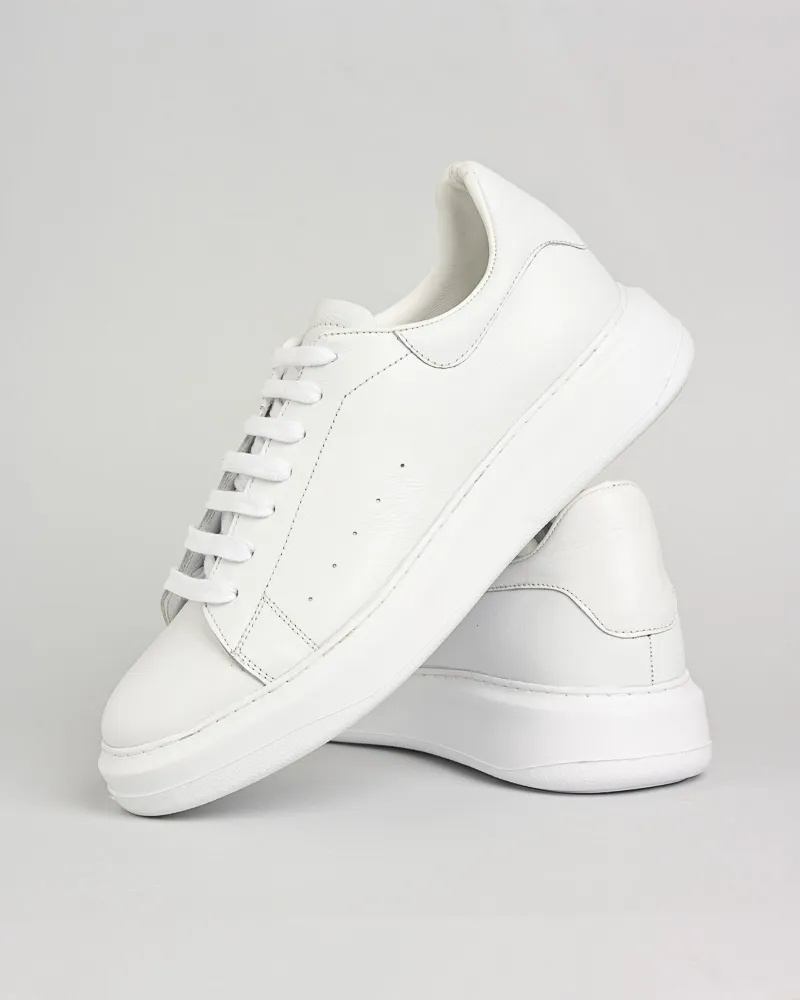 Kožne muške patike/cipele 0-35 bele