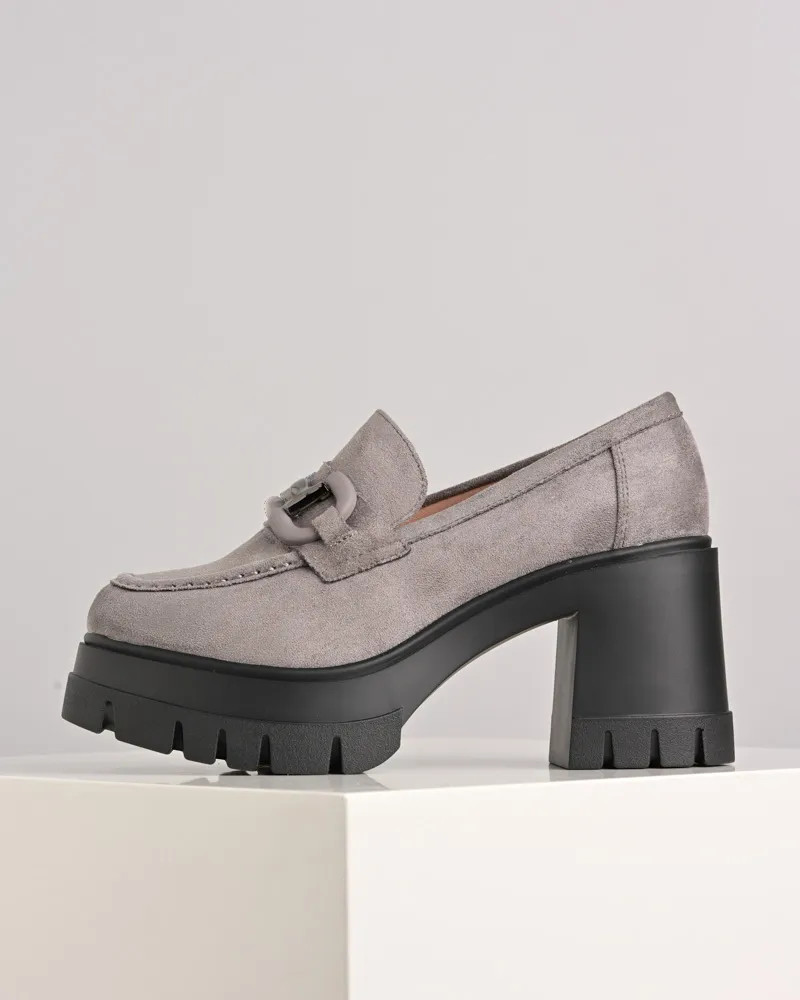 Ženske cipele na platformu C2513 sive
