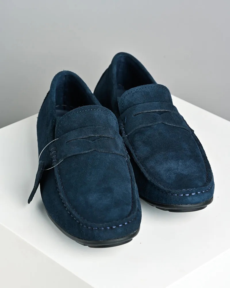 Kožne muške mokasine M38A2568 teget