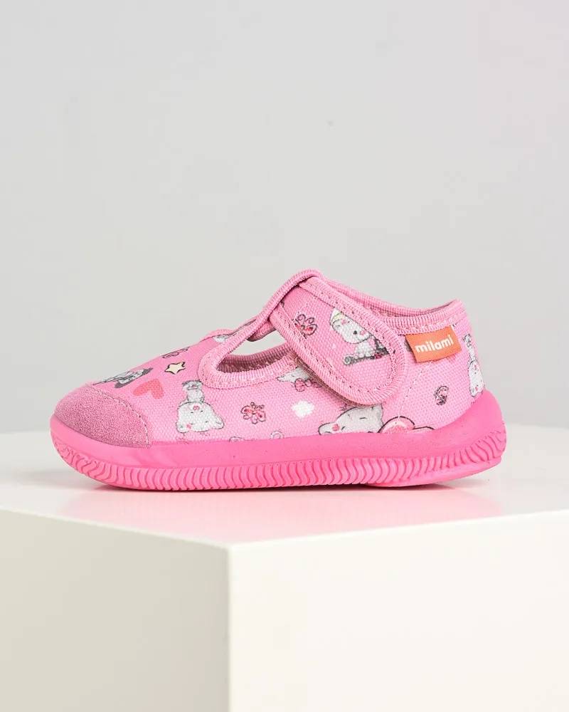 Patofnice sa kožnim anatomskim uloškom 226/10 pink sa macama