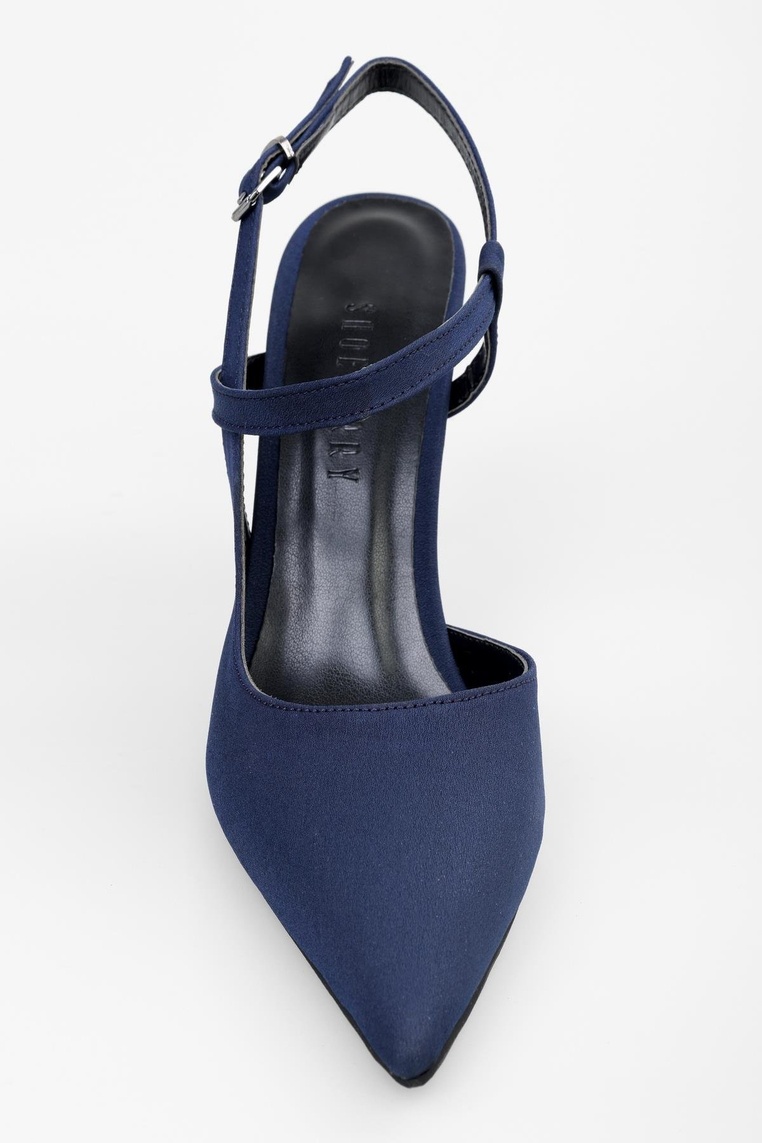 Ženske sandale na štiklu 1050 teget