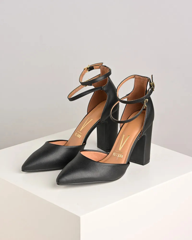 Cipele na debelu štiklu 1285.438.7286 crne