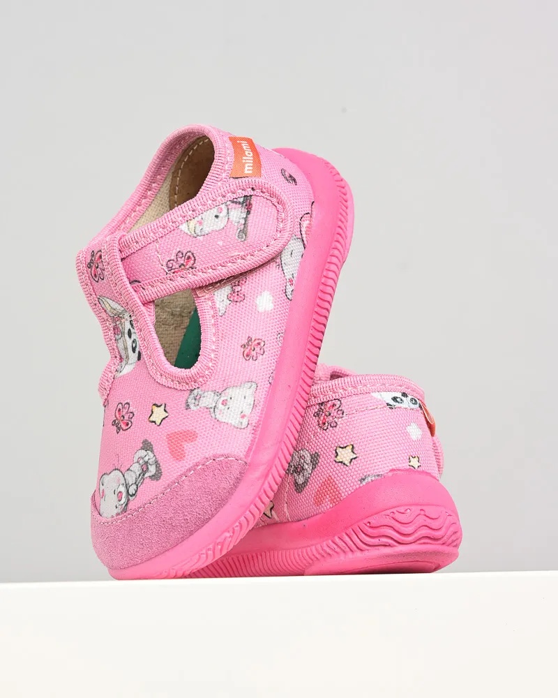 Patofnice sa kožnim anatomskim uloškom 226/10 pink sa macama