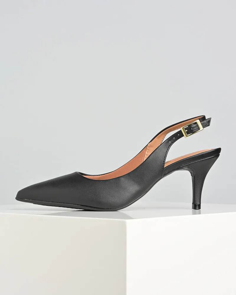 Ženske cipele sa otvorenom petom 1185.700.7286 crne