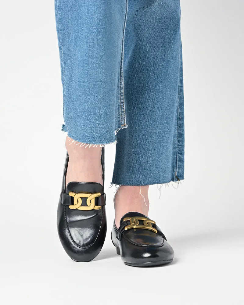 Ženske ravne cipele C2307 crne