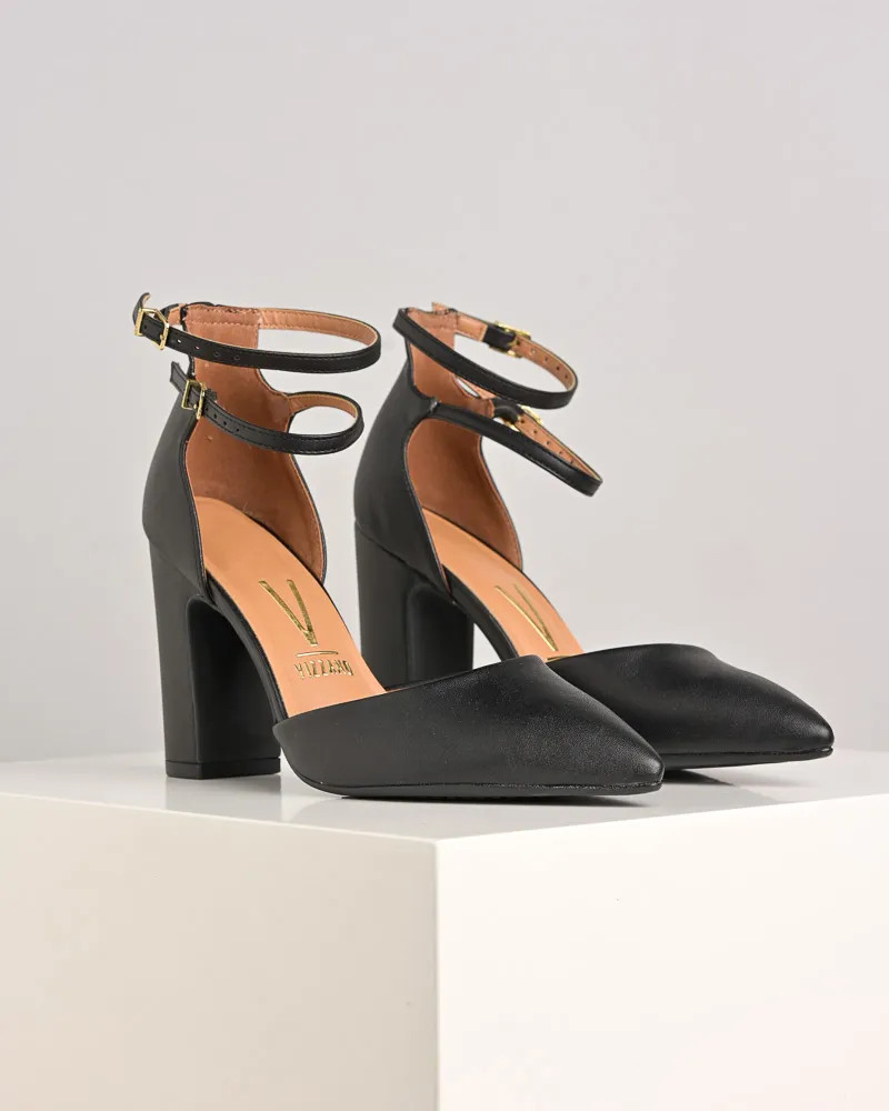 Cipele na debelu štiklu 1285.438.7286 crne