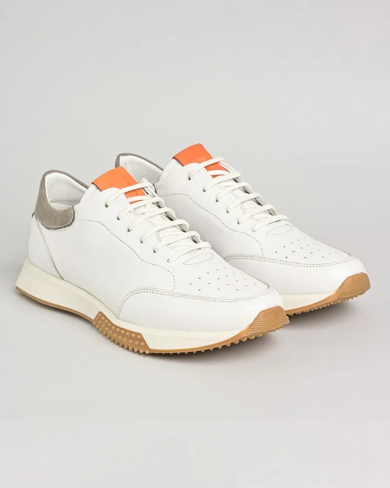 Kožne muške patike/cipele 3194 bele