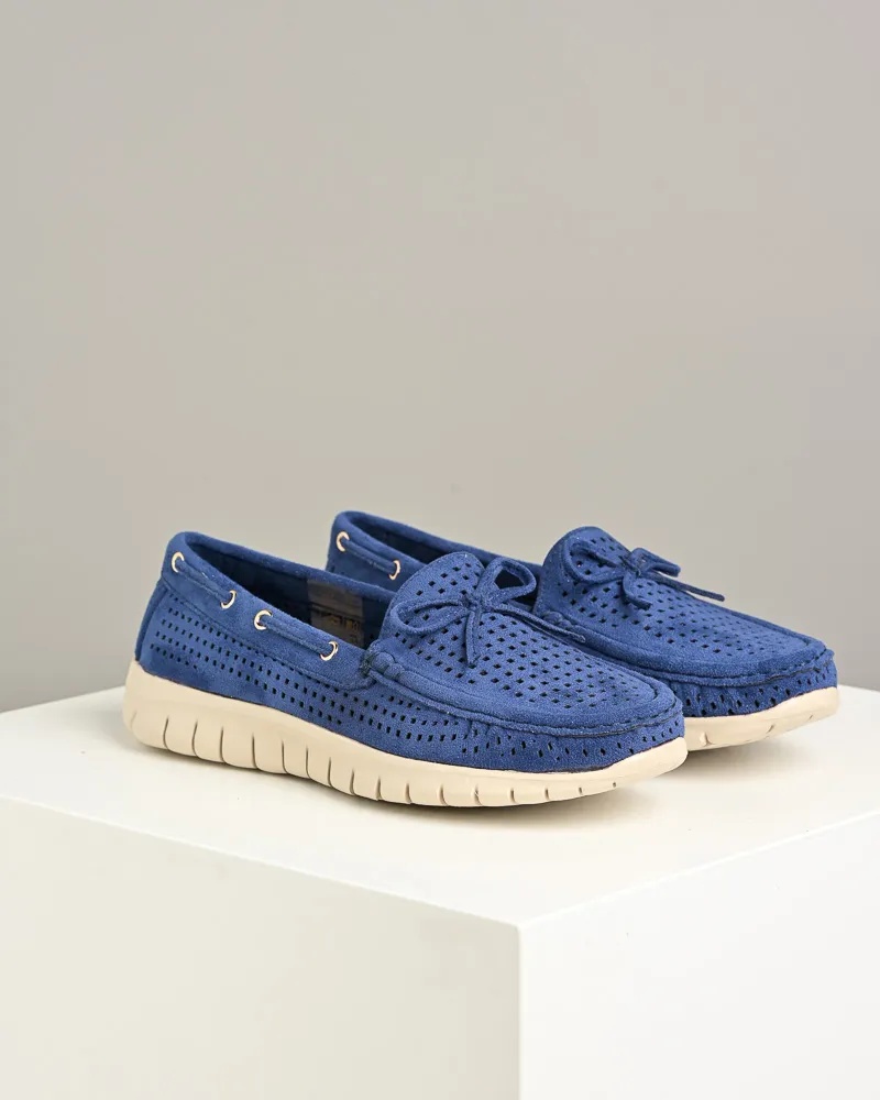 Ženske mokasine C52 teget