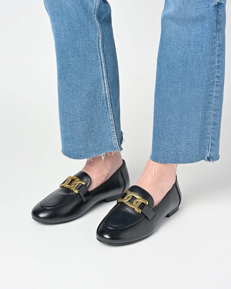 Ženske ravne cipele C2307 crne