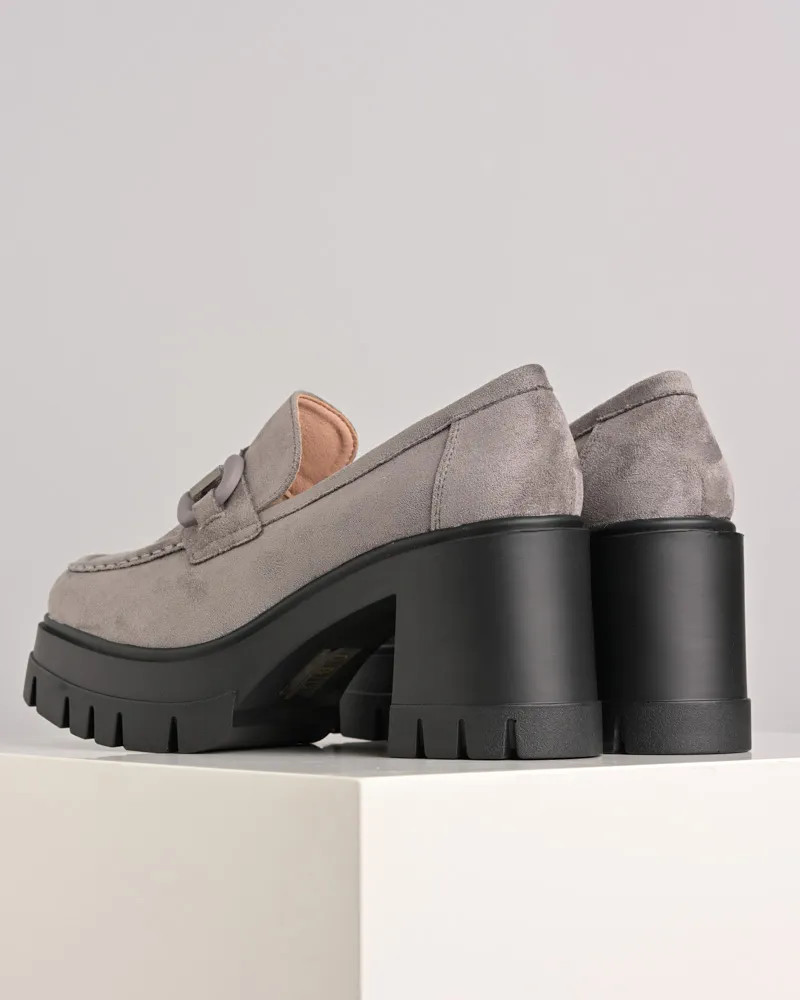 Ženske cipele na platformu C2513 sive