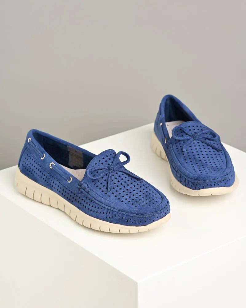 Ženske mokasine C52 teget