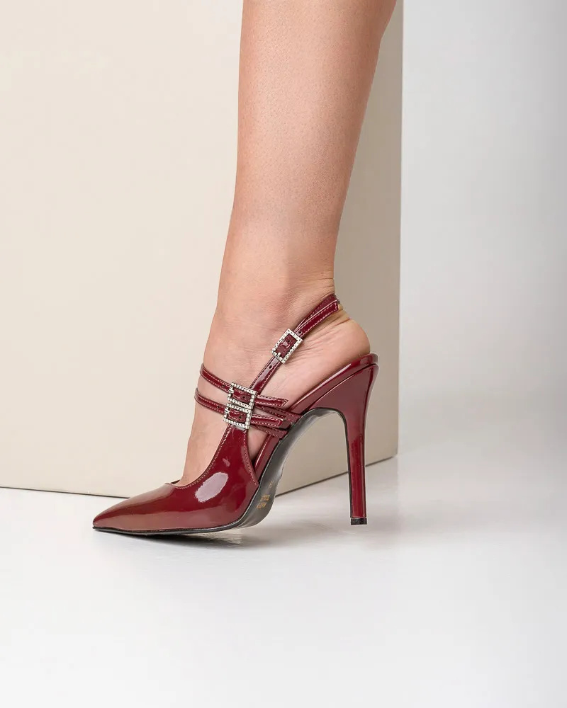 Cipele sa otvorenom petom 2306 bordo