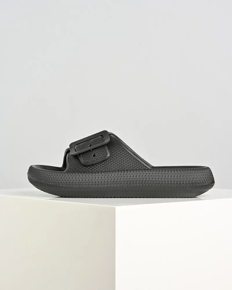 Gumene ženske papuče LP802401 crne