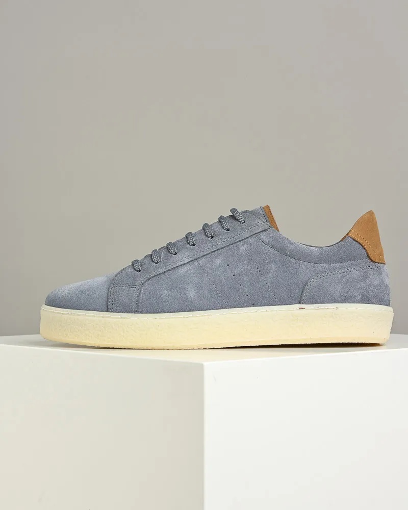 Kožne muške patike/cipele A5006 sive